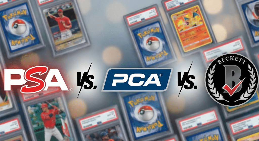 Gradation de Cartes : Comparatif PSA, PCA, Beckett et Tarifs | TCG Lover